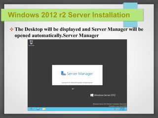 Windows 2012 r2 server installation | PPTX