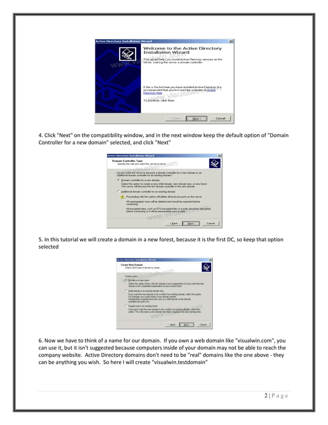 Windows 2003 Server | DOCX | Operating Systems | Computer Software and Applications
