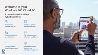 Windows365 Hybrid Windows for a Hybrid World | PDF