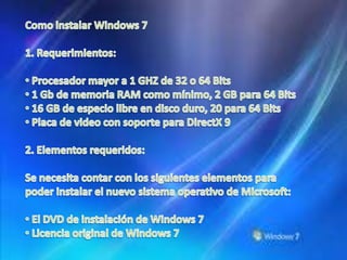 Windows 7. | PPTX