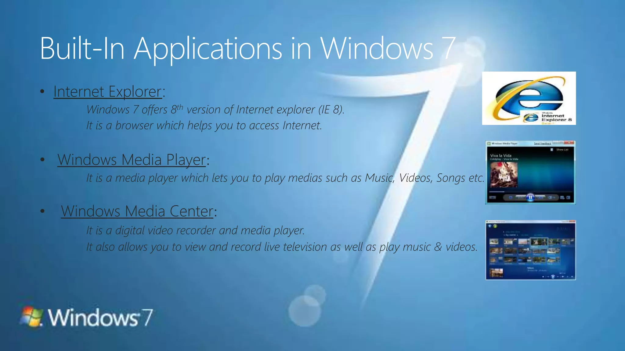 Microsoft Windows 7 | PPTX