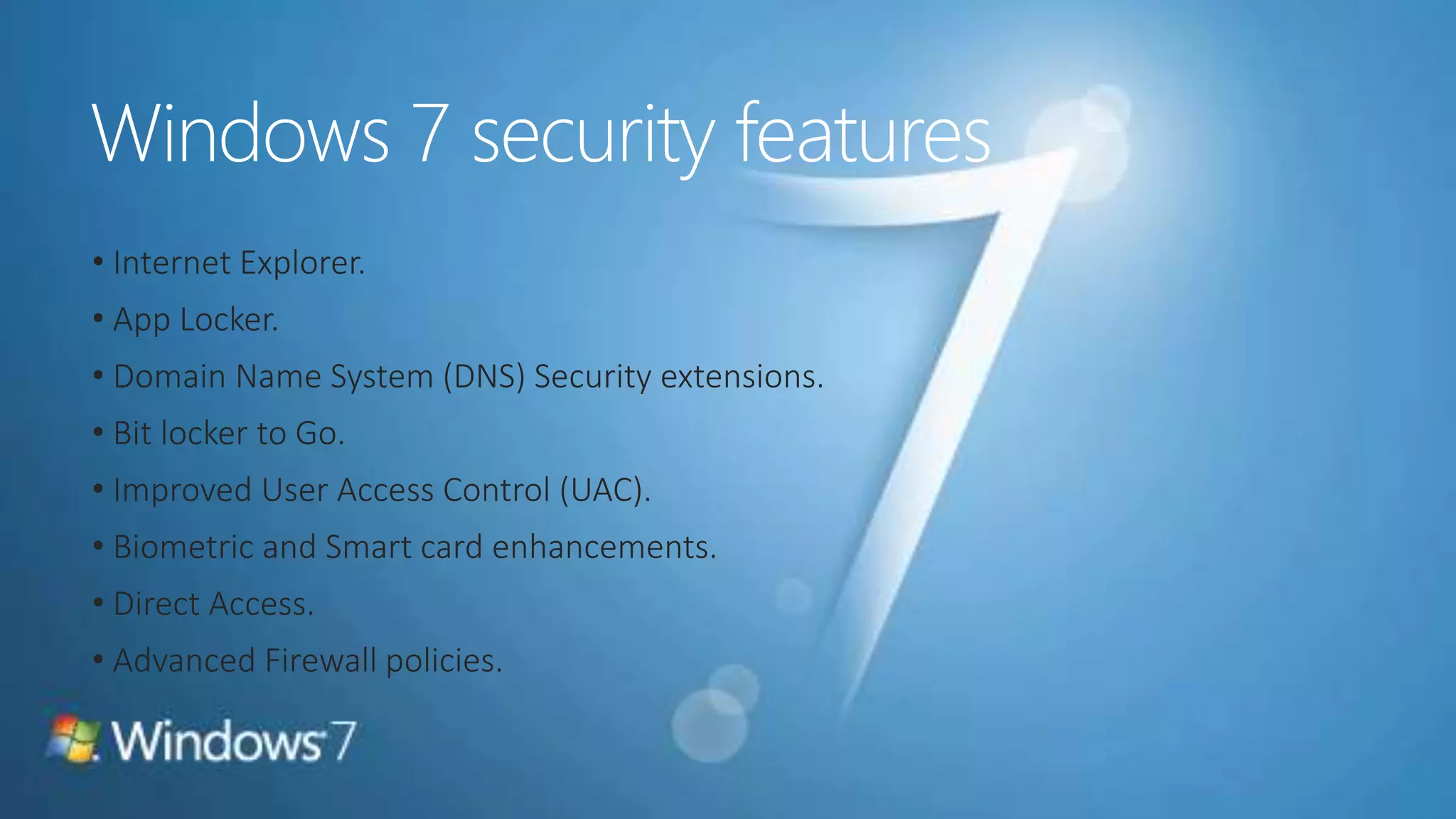 Microsoft Windows 7 | PPTX