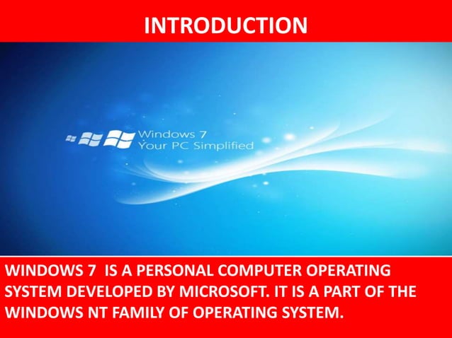 Windows 7 | PPT