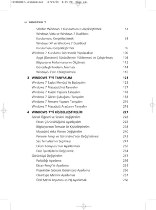 +Windows7 Icindekiler | PDF