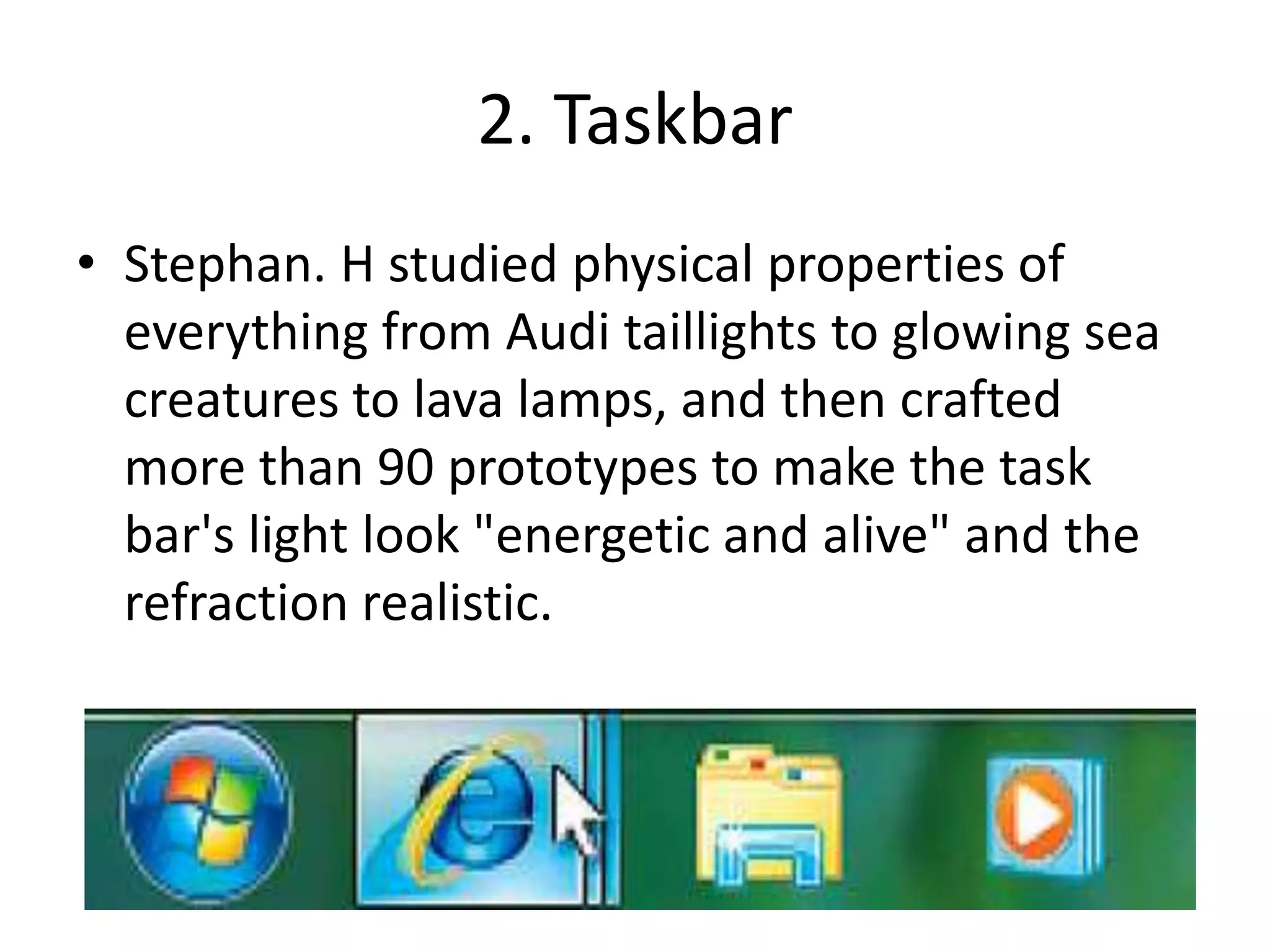 Windows 7 & 8 installation, features and differences pptx | PPTX