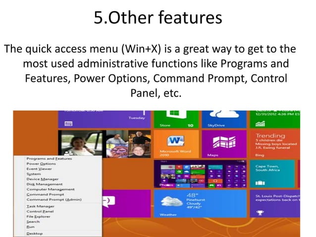Windows 7 & 8 installation, features and differences pptx | PPTX ...