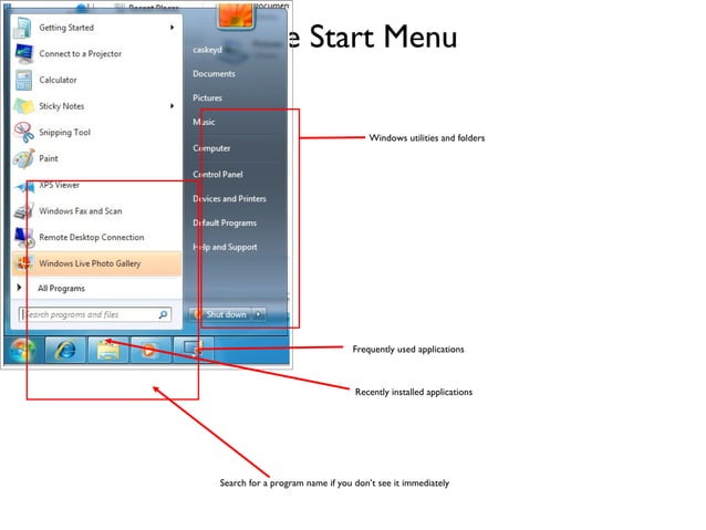 Windows 7 basics | PPT | Operating Systems | Computer Software and ...