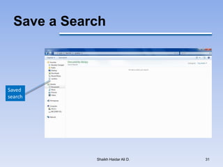 Windows 7 By Haidar Ali Shaikh.ppt