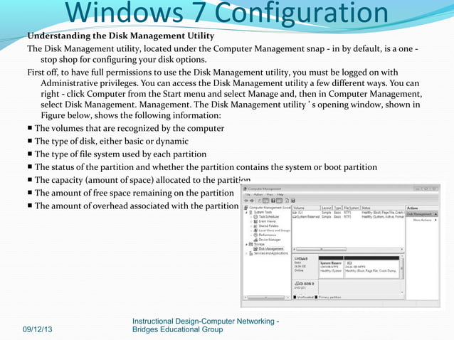 Windows 7 configuration | PPT