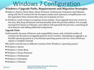 Windows 7 configuration | PPT