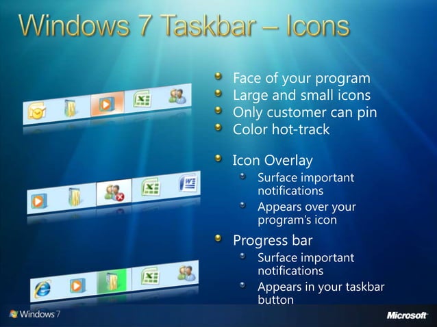 Windows 7 Developer Overview | PPTX