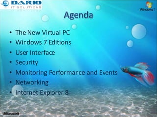 Windows 7 Features & Demos | PPT