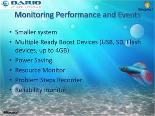 Windows 7 Features & Demos | PPT