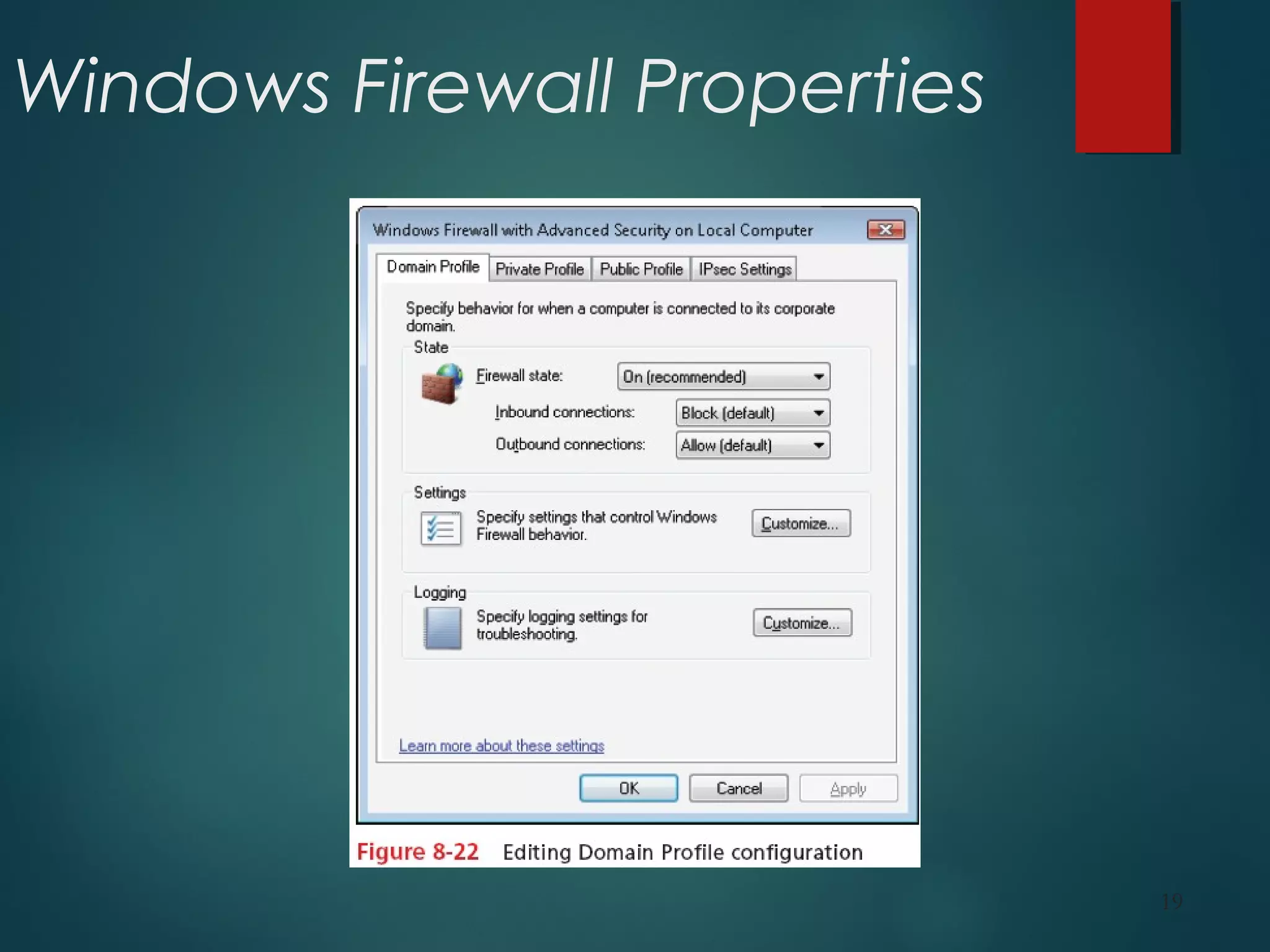 Windows 7 firewall & its configuration | PPT