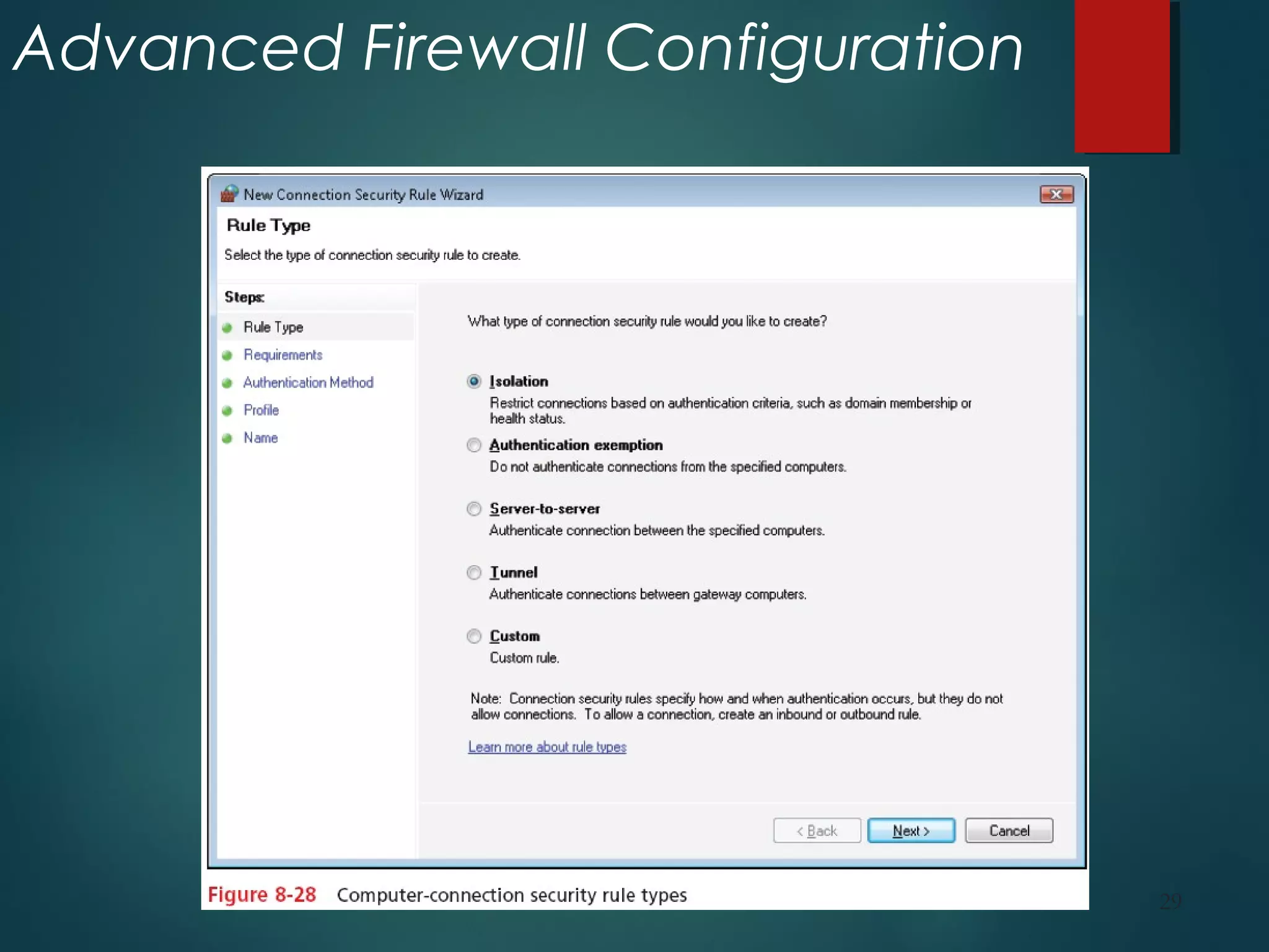 Windows 7 firewall & its configuration | PPT