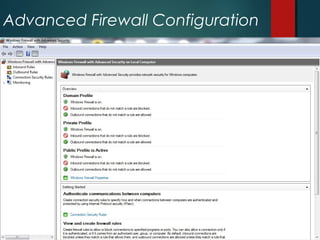 Windows 7 firewall & its configuration | PPT