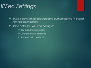 Windows 7 firewall & its configuration | PPT
