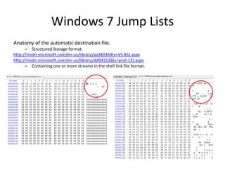 Windows 7 forensics jump lists-rv3-public | PPT