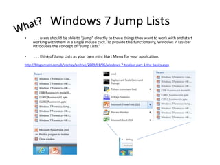 Windows 7 forensics jump lists-rv3-public | PPT