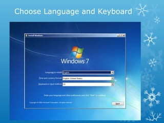 Windows 7 install | PPT