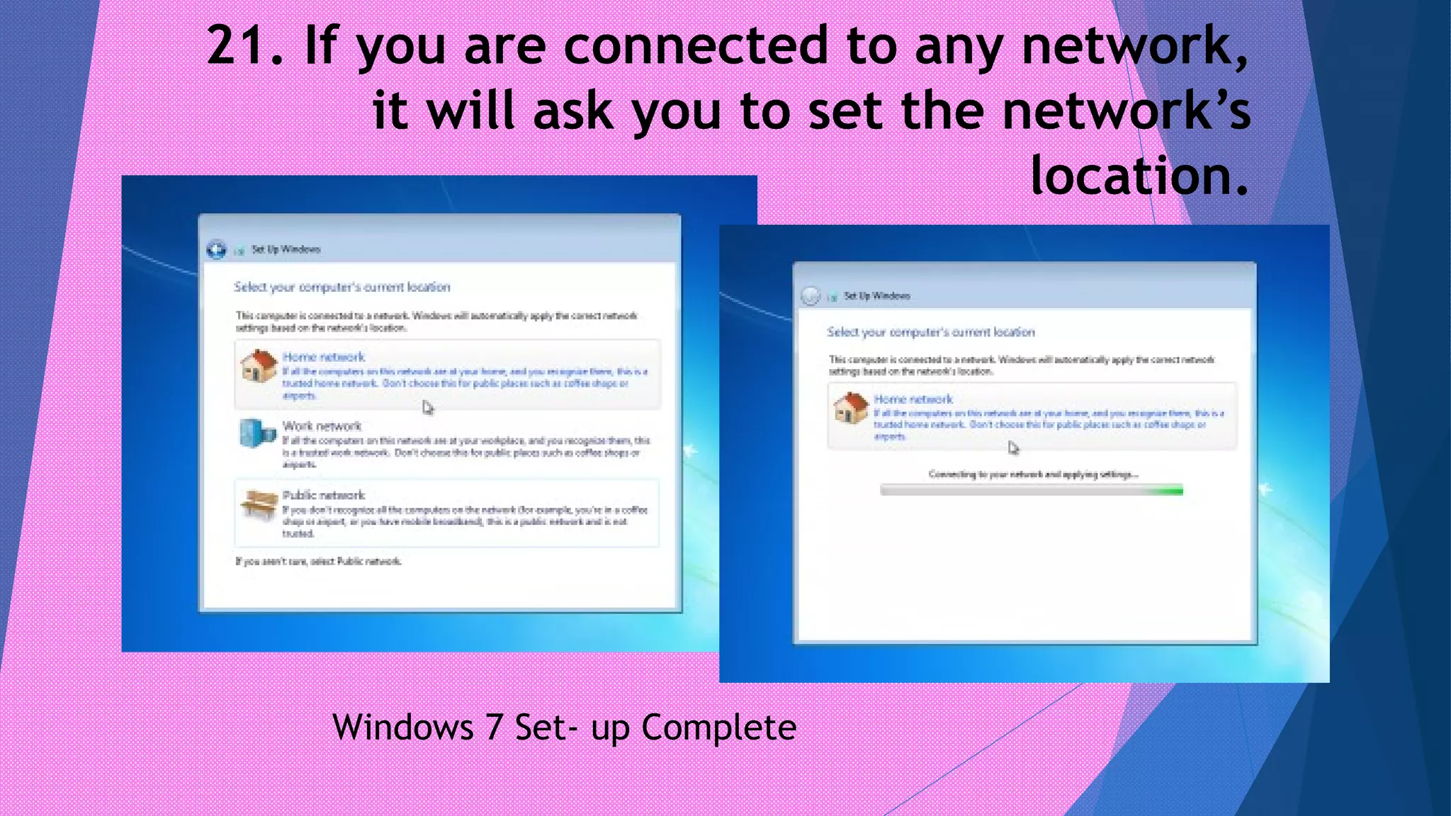 How to install Windows 7 | PPT