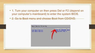 Windows 7 installation | PPT
