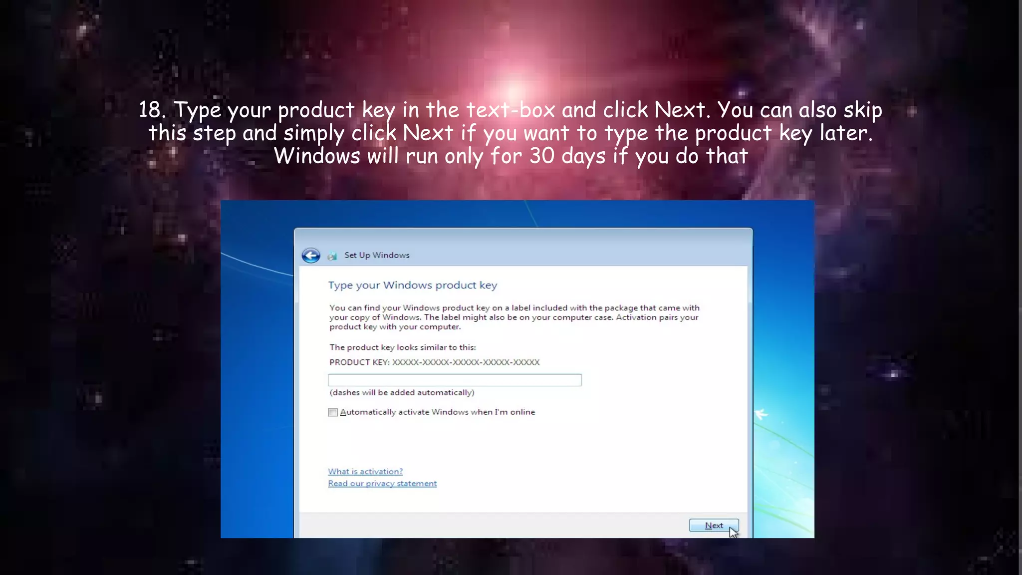 Windows 7 Installation | PPT