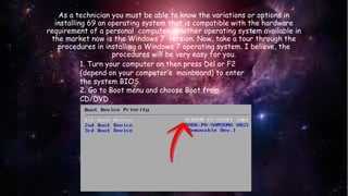 Windows 7 Installation | PPT