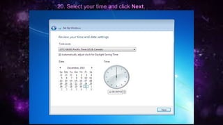 Windows 7 installation | PPT