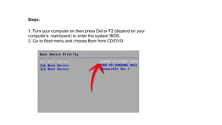 Windows 7 installation | PPT