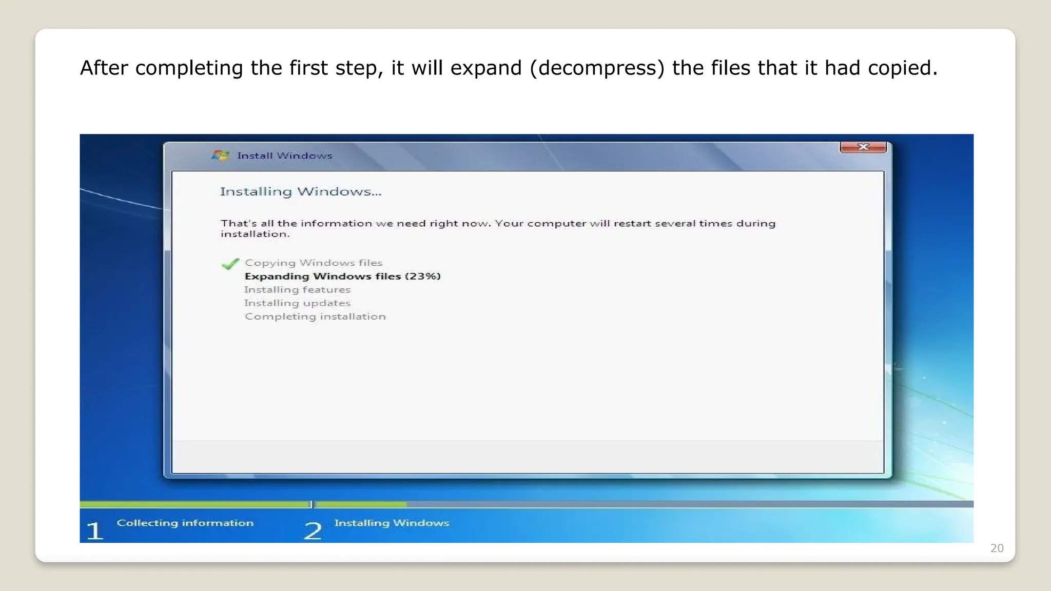 windows 7 installation guide for grade 10.pptx