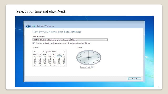 windows 7 installation guide for grade 10.pptx