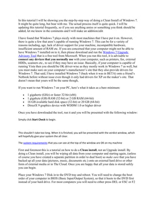Windows 7 installation tutorial | PDF