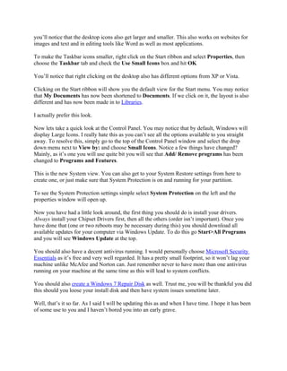 Windows 7 installation tutorial | PDF