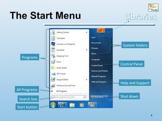 Windows 7 interface | PPT