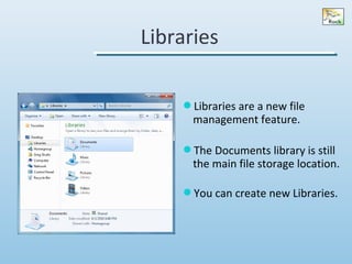 Windows 7 interface | PPT
