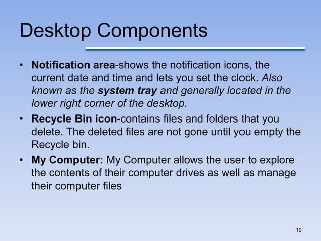 Windows 7 Interface.pptx | Operating Systems | Computer Software and ...