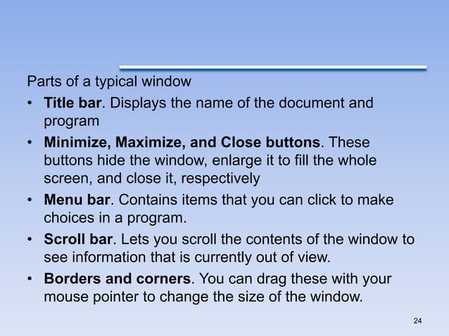 Windows 7 Interface.pptx | Operating Systems | Computer Software and ...