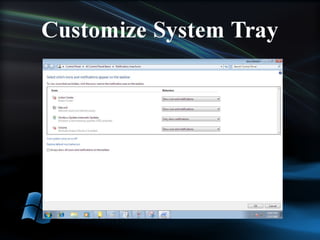 Windows 7 (modified to fit training) | PPT