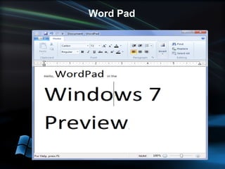 Windows 7 (modified to fit training) | PPT