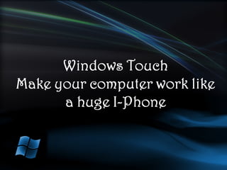 Windows 7 (modified to fit training) | PPT