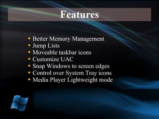 Windows 7 (modified to fit training) | PPT