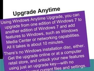 Windows 7 Presentation | PPTX