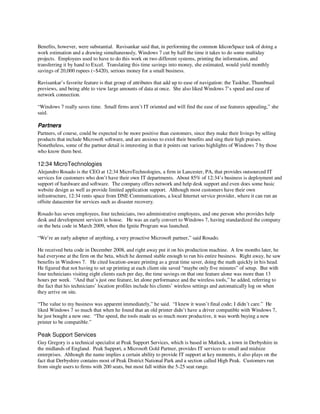 Windows 7 Professional Ignite Program Delivers Real Benefits - A study ...