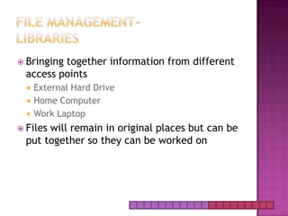 Windows 7 project final | PPT