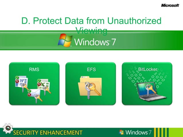 Windows 7 Security Enhancements | PPTX