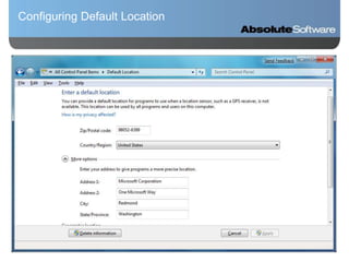 Windows7 Sensor & Location Platform | PPT