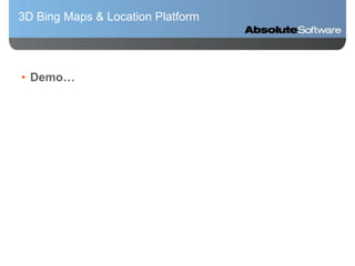 Windows7 Sensor & Location Platform | PPT