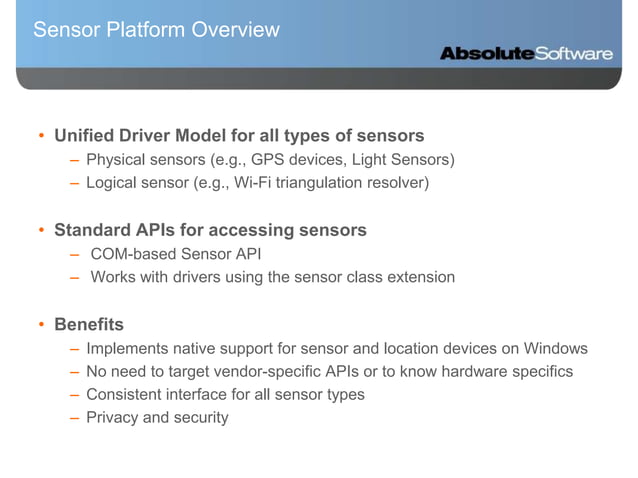 Windows7 Sensor And Location Platform Ppt 8522