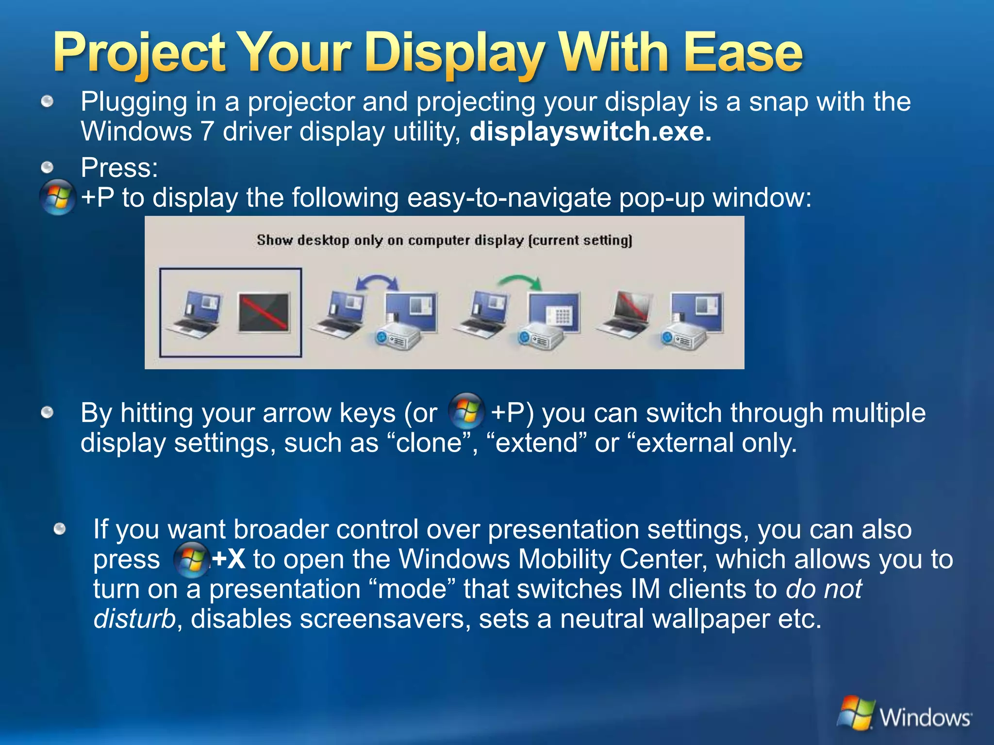 Windows 7 tips tricks | PPTX